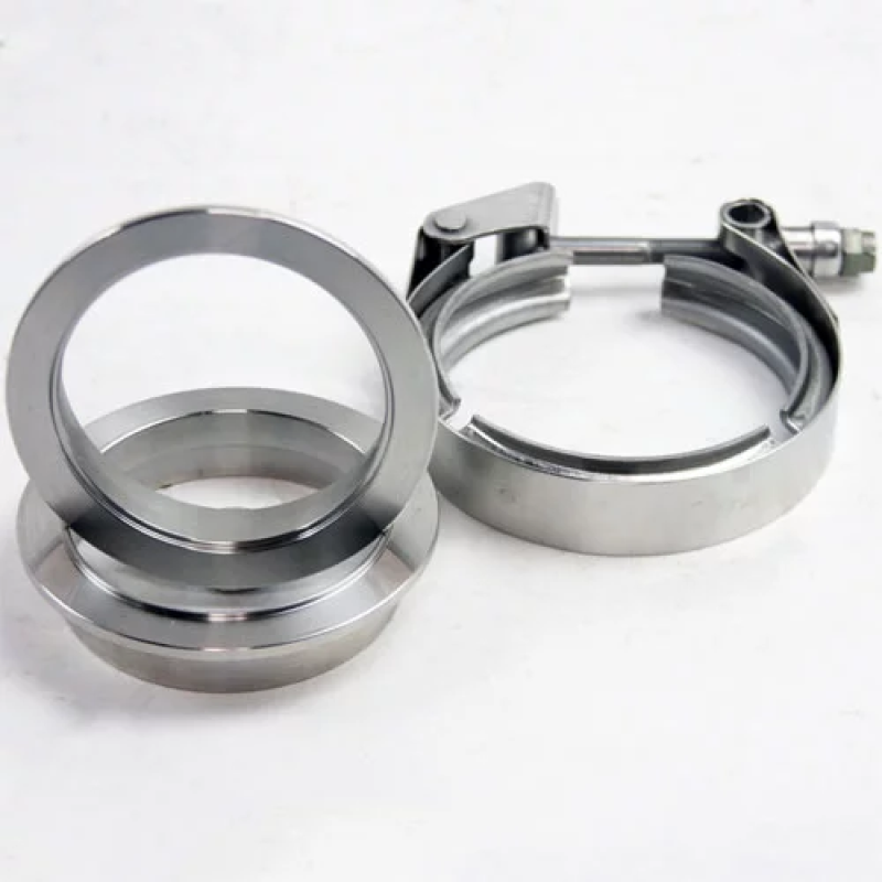 Granatelli 3.5in Mild Steel Mating Male to Female Flanges w/V-Band ...
