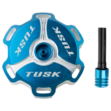 YAMAHA BANSHEE 350 87-06 Tusk Billet Aluminum Gas Cap Blue Machined ...