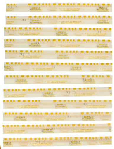 Clevite Plastigage Yellow Plastigage - 12 Pack - MPY1 - JSD MACHINE WORKS