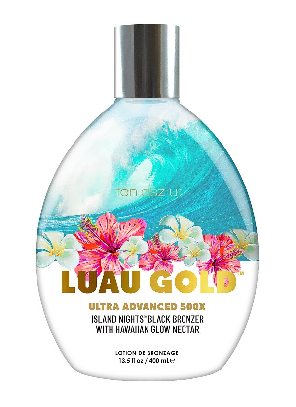 tan asz u LUAU GOLD 500 X Island Nights Black Bronzer 13.5 oz