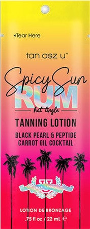 Tan Incorporated Spicy Sun Rum Hot Tingle Lotion 7.5 oz