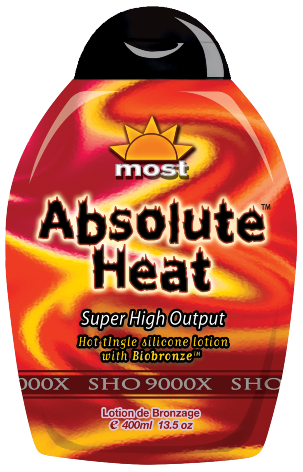 Absolute Heat Tanning Lotion by Most 13.5 oz