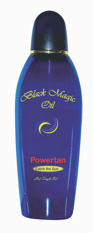 Black Magic Hot Tingle Oil by Power Tan 7 oz.