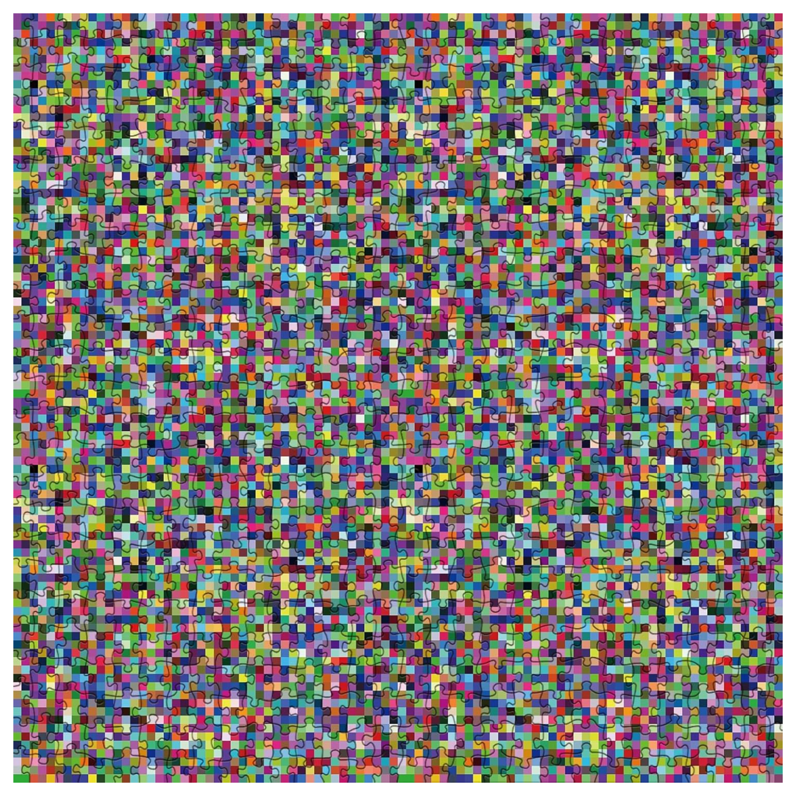 Mosaic Impossible Extremely Hard Colorful 1000 Piece Puzzle