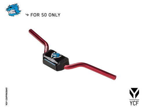 ALUMINIUM HANDLE BAR 50cc Red