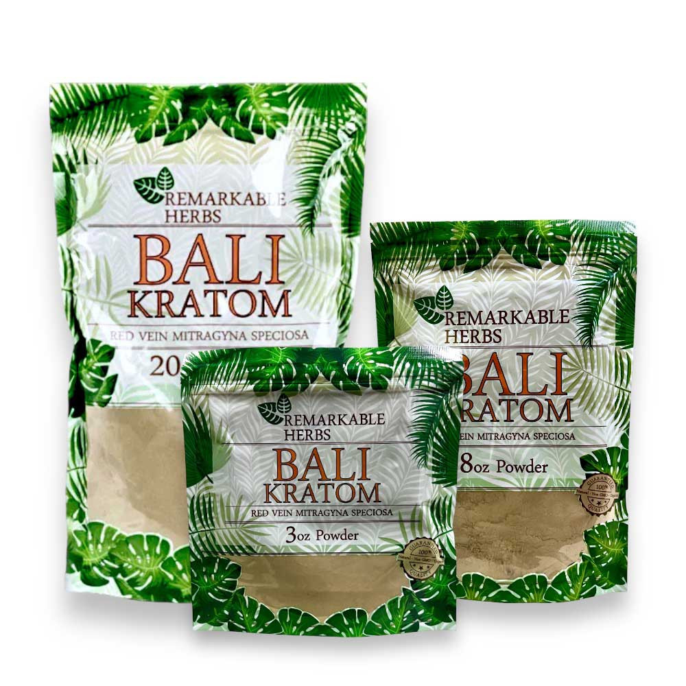 Whole Herbs Kratom Powder Red Bali - Consistent Quality