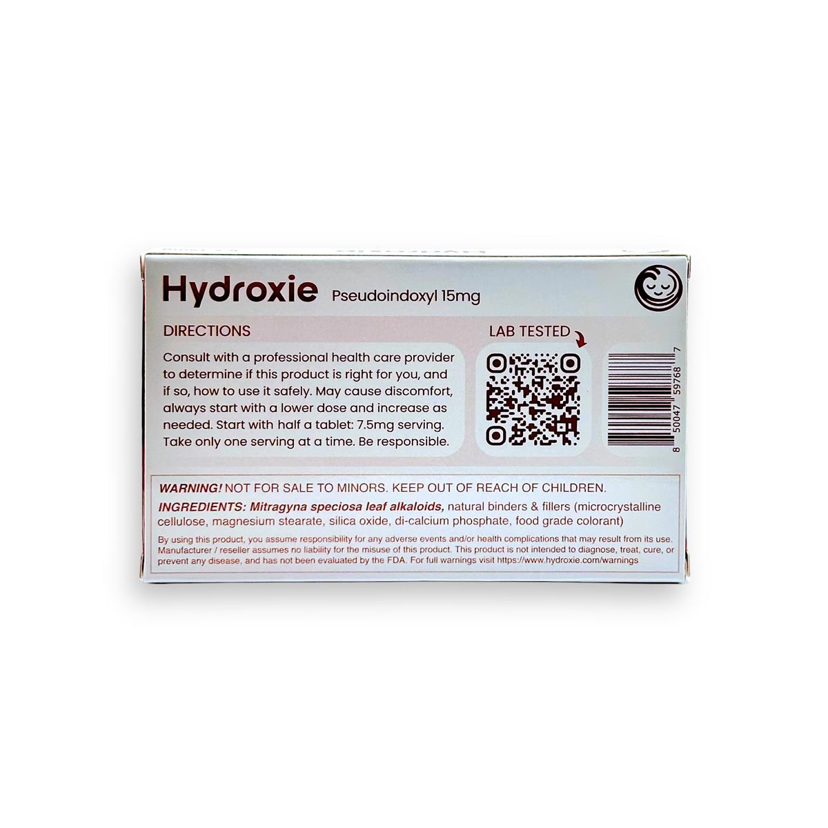 Hydroxie Kratom Extract Chewable Tablets 15mg - 30ct
