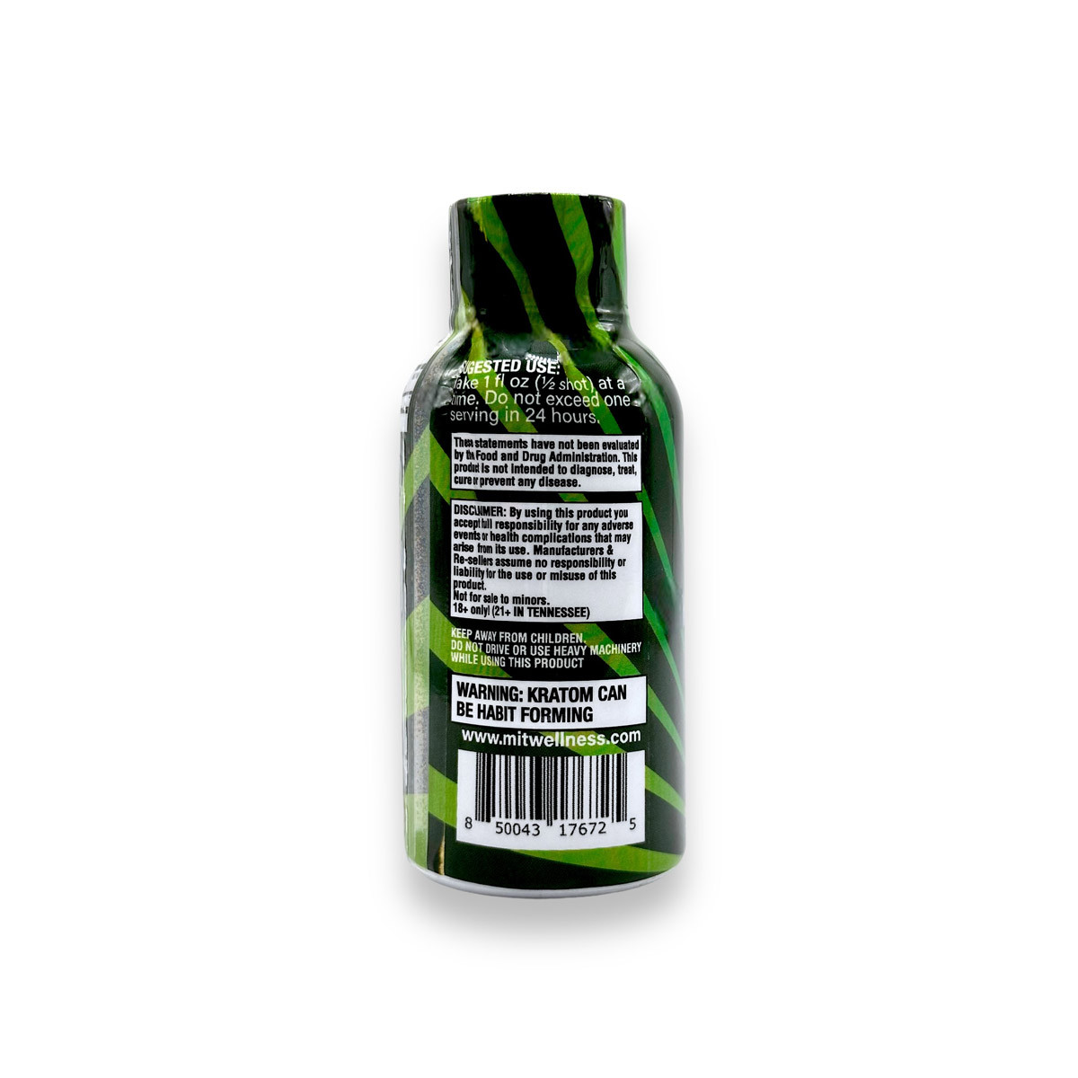 Mit Wellness Voodoo Kratom Extract Shot Luscious Lime 100mg