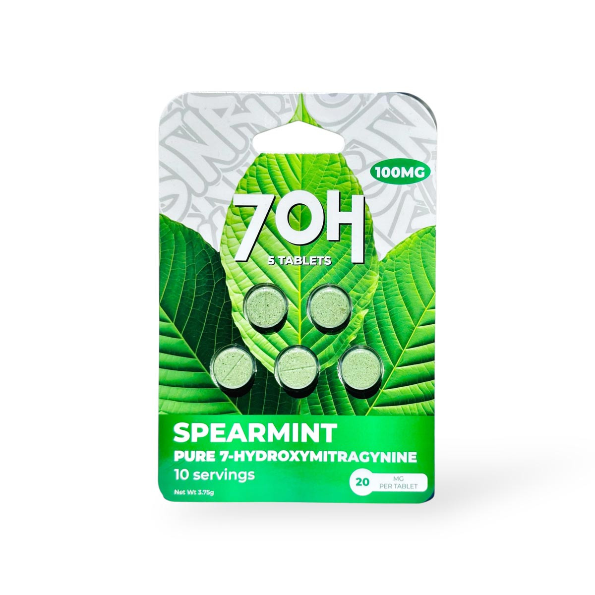 7OH Spearmint 20mg 7-Hydroxymitragynine Tablets | Potent
