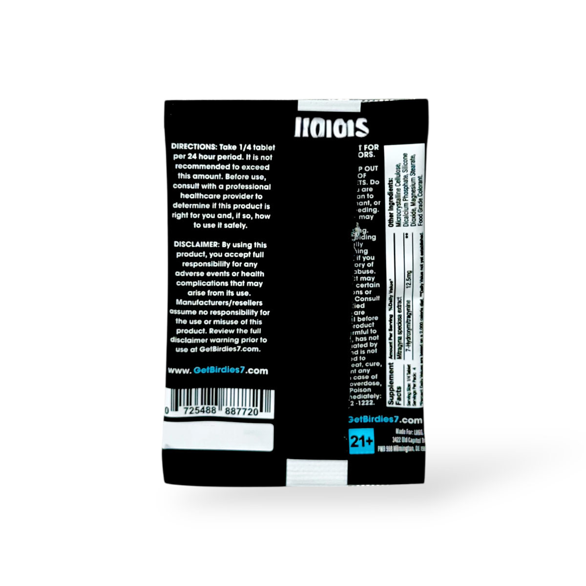 Birdies 7-OH Blue Jays Blue Razz Chewable Tablets 50mg