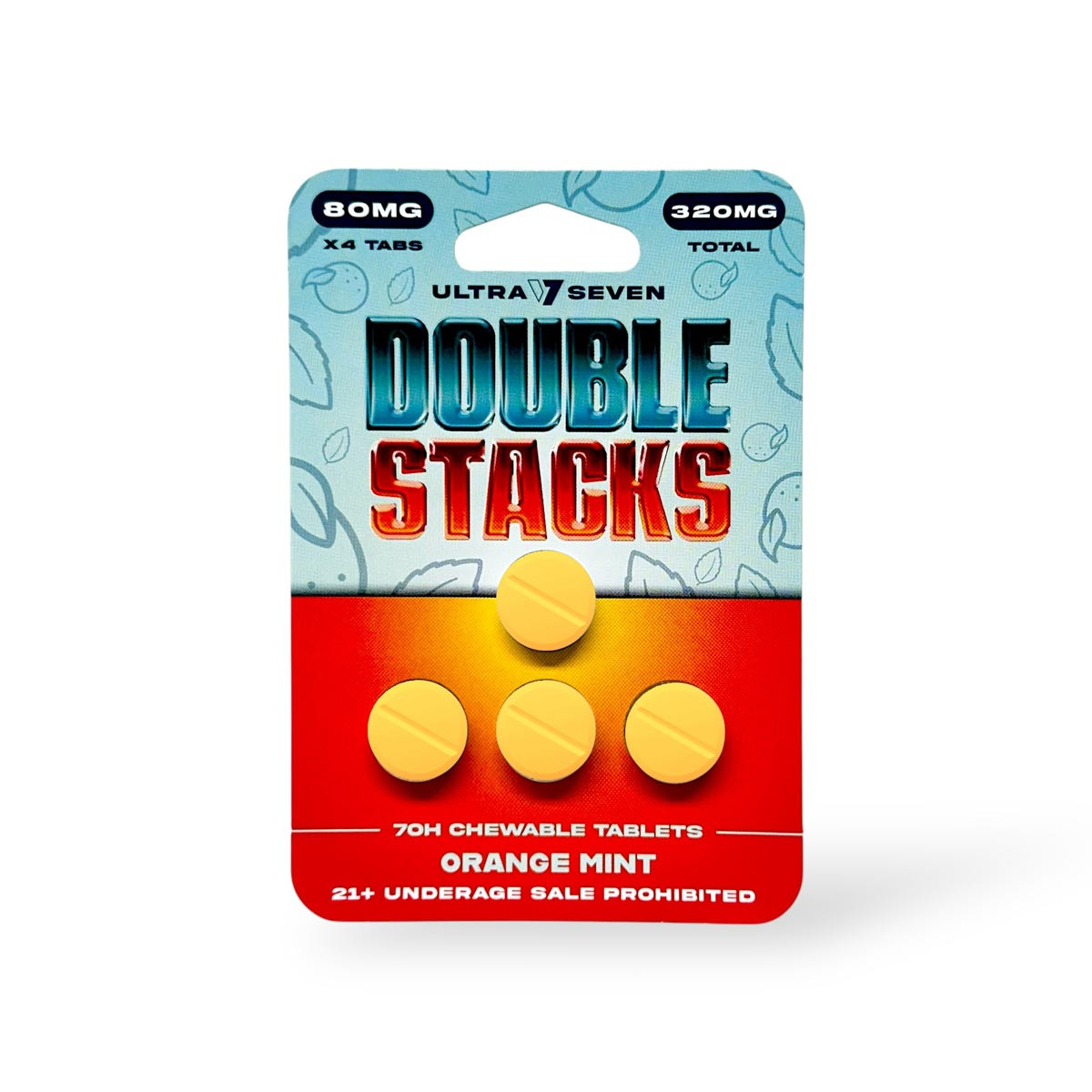 Ultra Seven Double Stacks 7-Oh Orange Mint 80mg