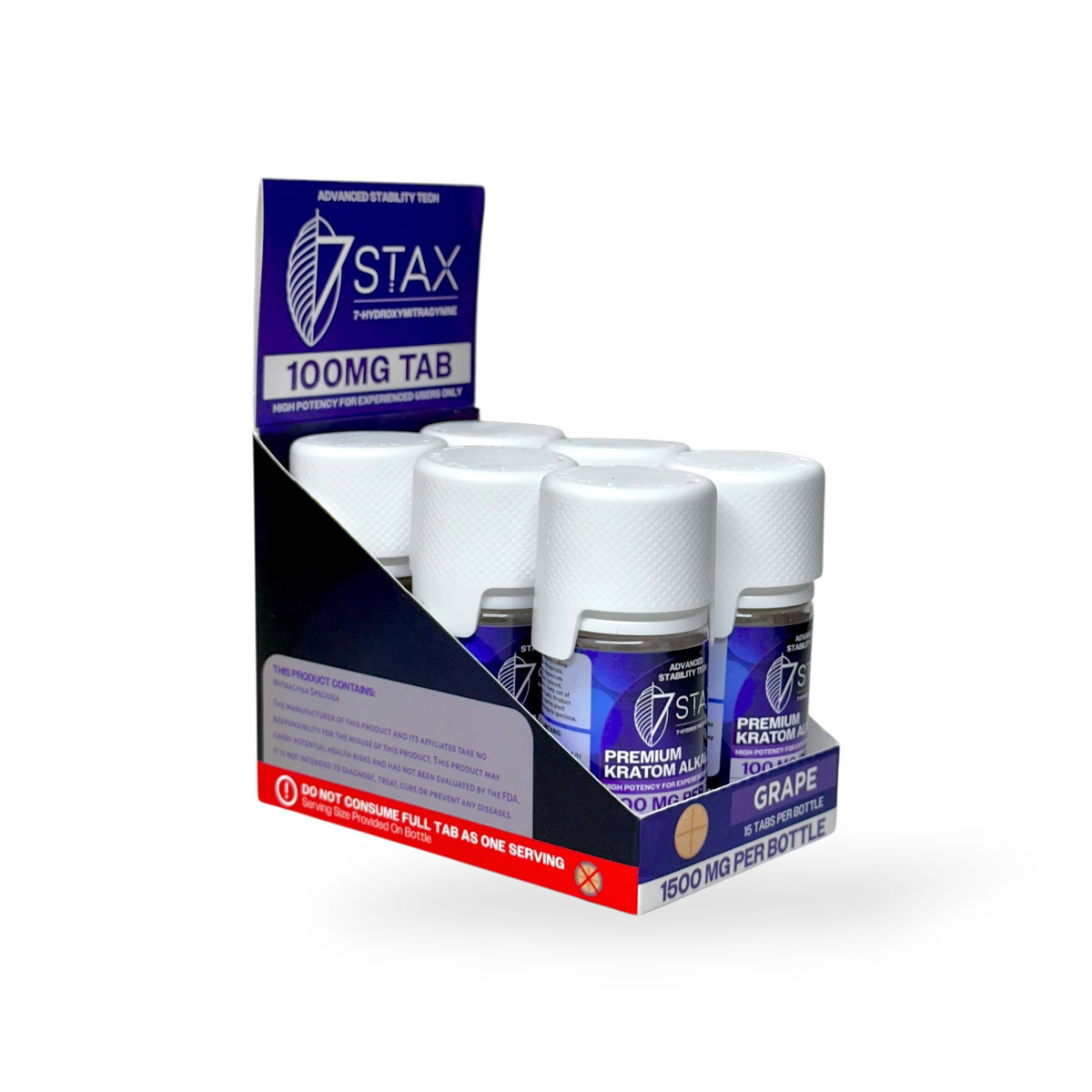 7 Stax Grape 7-OH Tablets 100mg | Extreme Potency Chewables