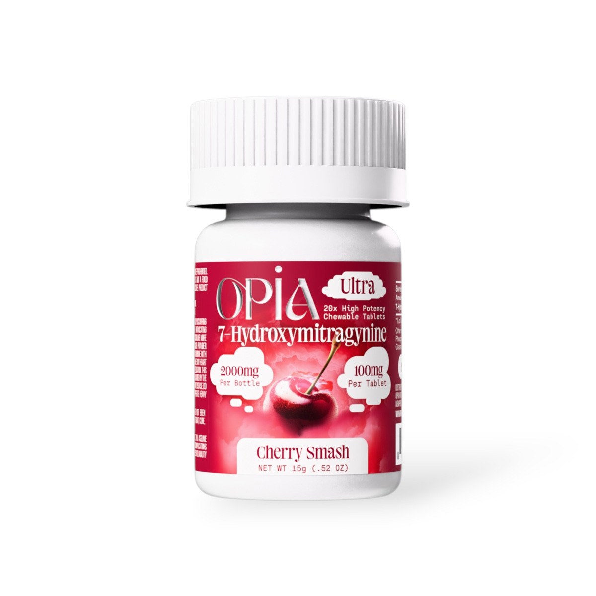 Opia Ultra 7-Hydroxymitragynine Cherry Smash Chewable Tablet 100mg