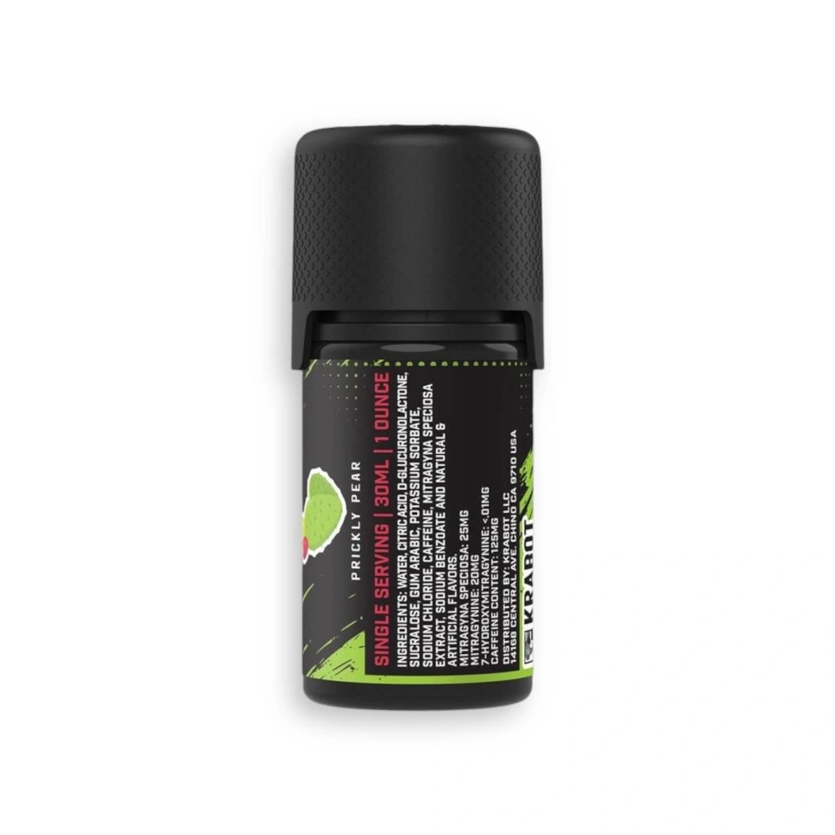 Krabot Kratom Extract Shot ALK Energy Prickly Pear 30ml