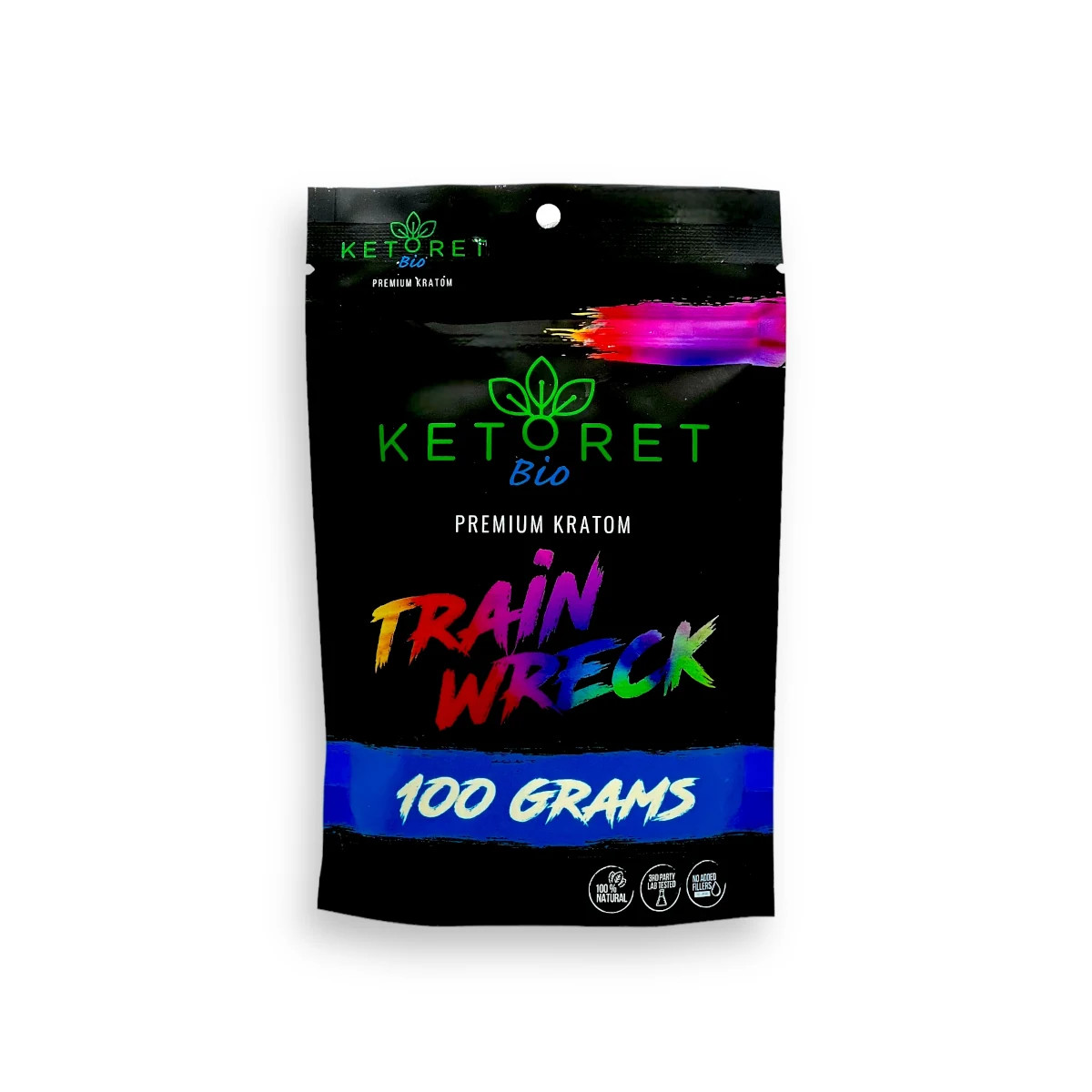 Premium Ketoret Bio Trainwreck Kratom Powder - 11 Strain Blend