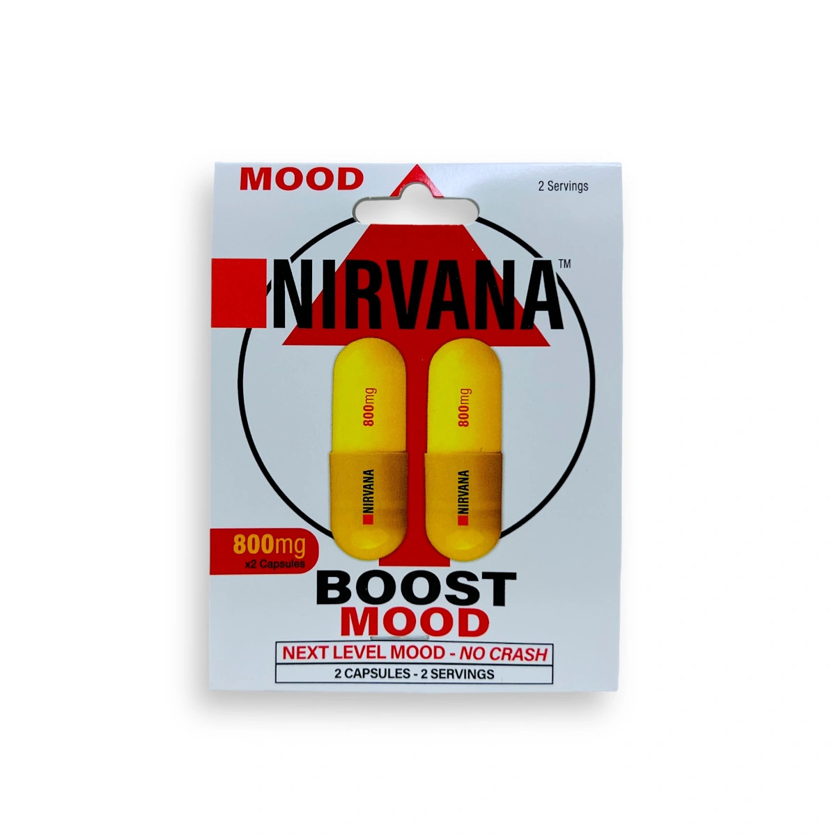 Nirvana Boost Mood 800mg Capsules 2ct
