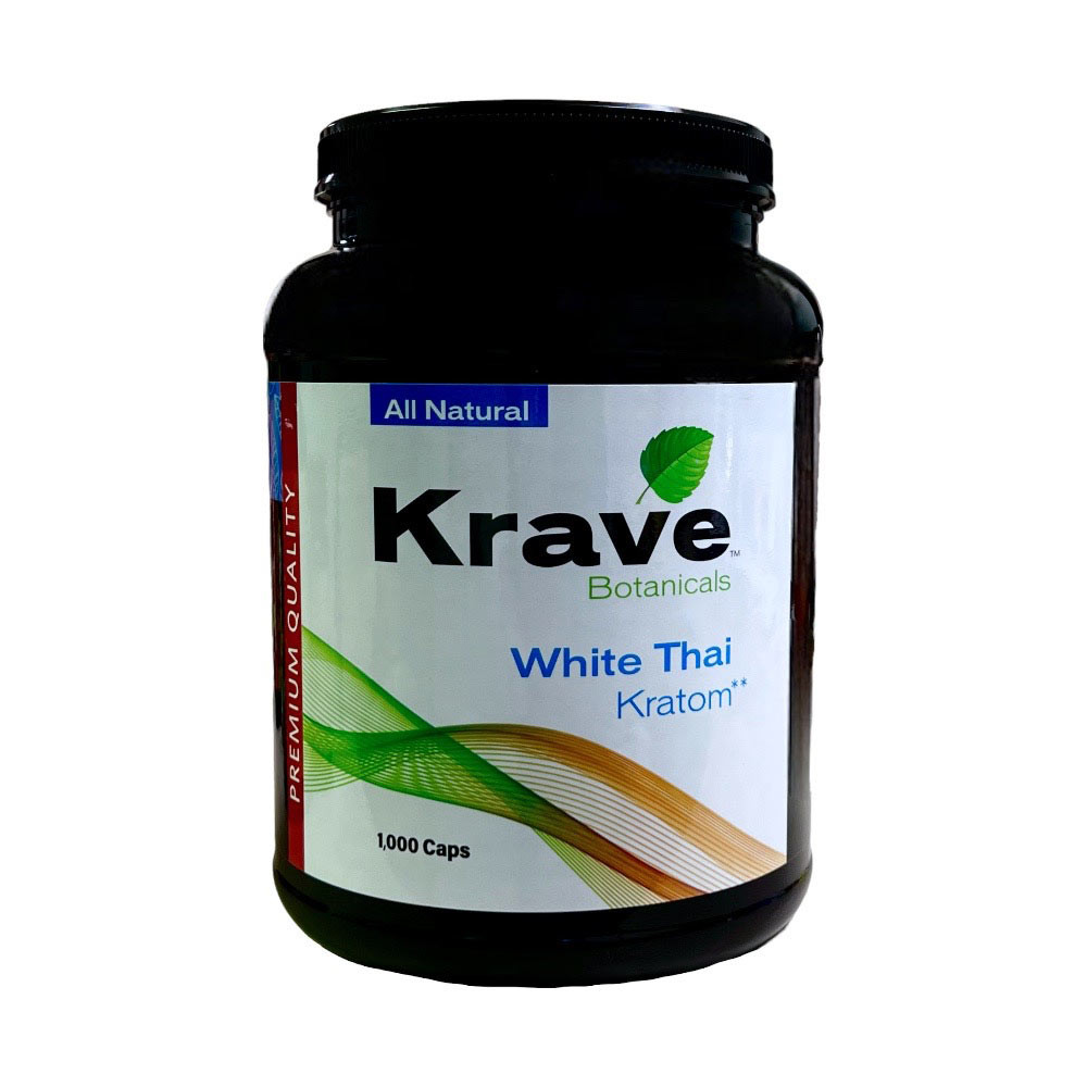 Krave Kratom Capsules White Thai - Discover Quality Kratom!