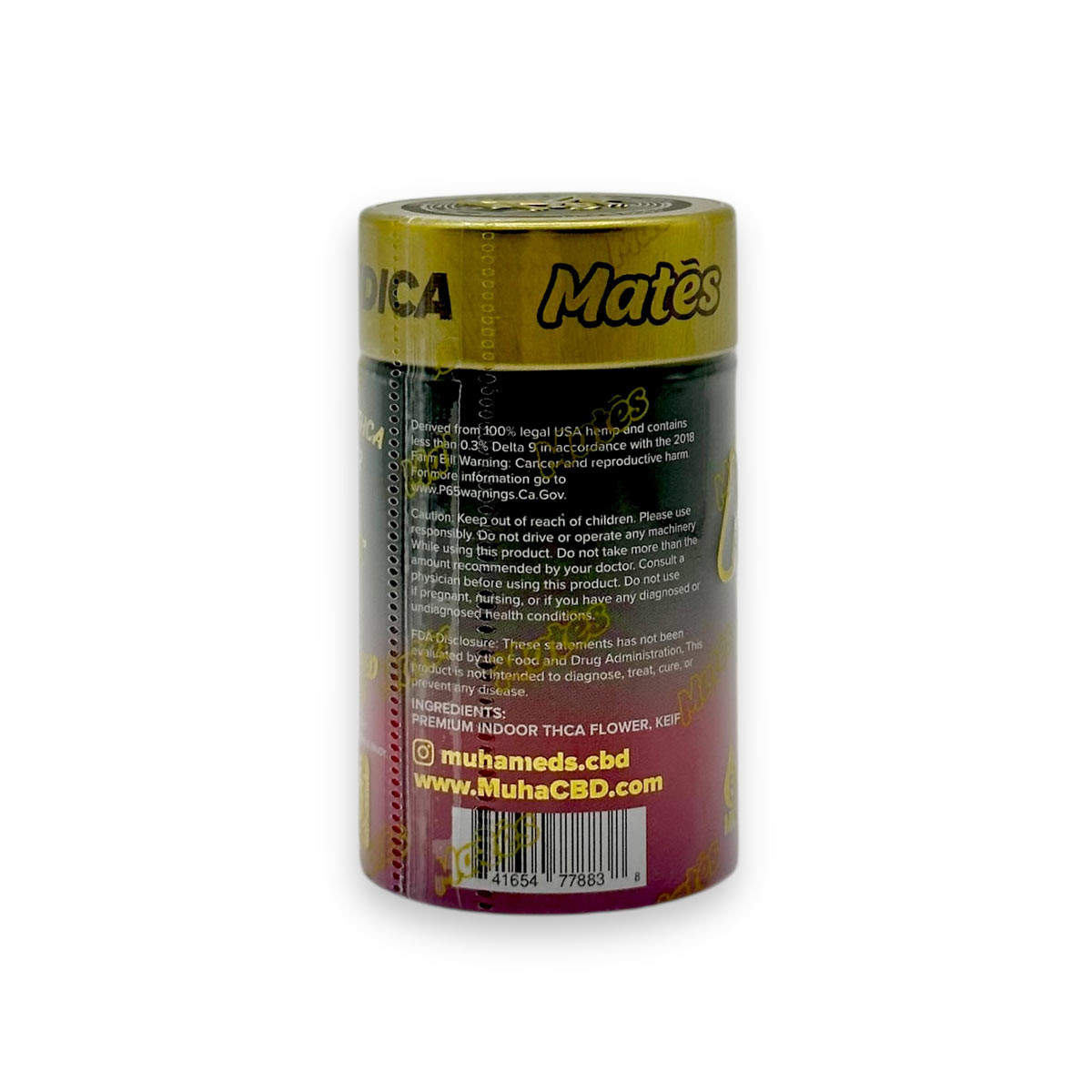 Muha Meds Mates Pre-Roll Strawberry Dream Indica 5ct