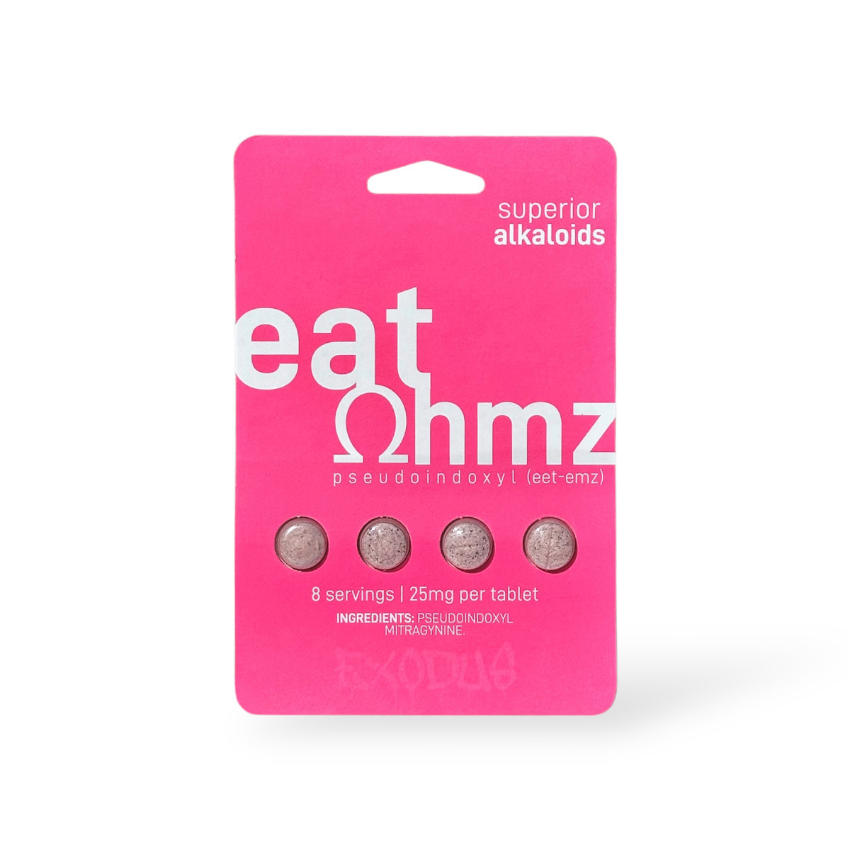 Eat Ohmz Pseudoindoxyl Tablets 25mg – High-Potency Kratom