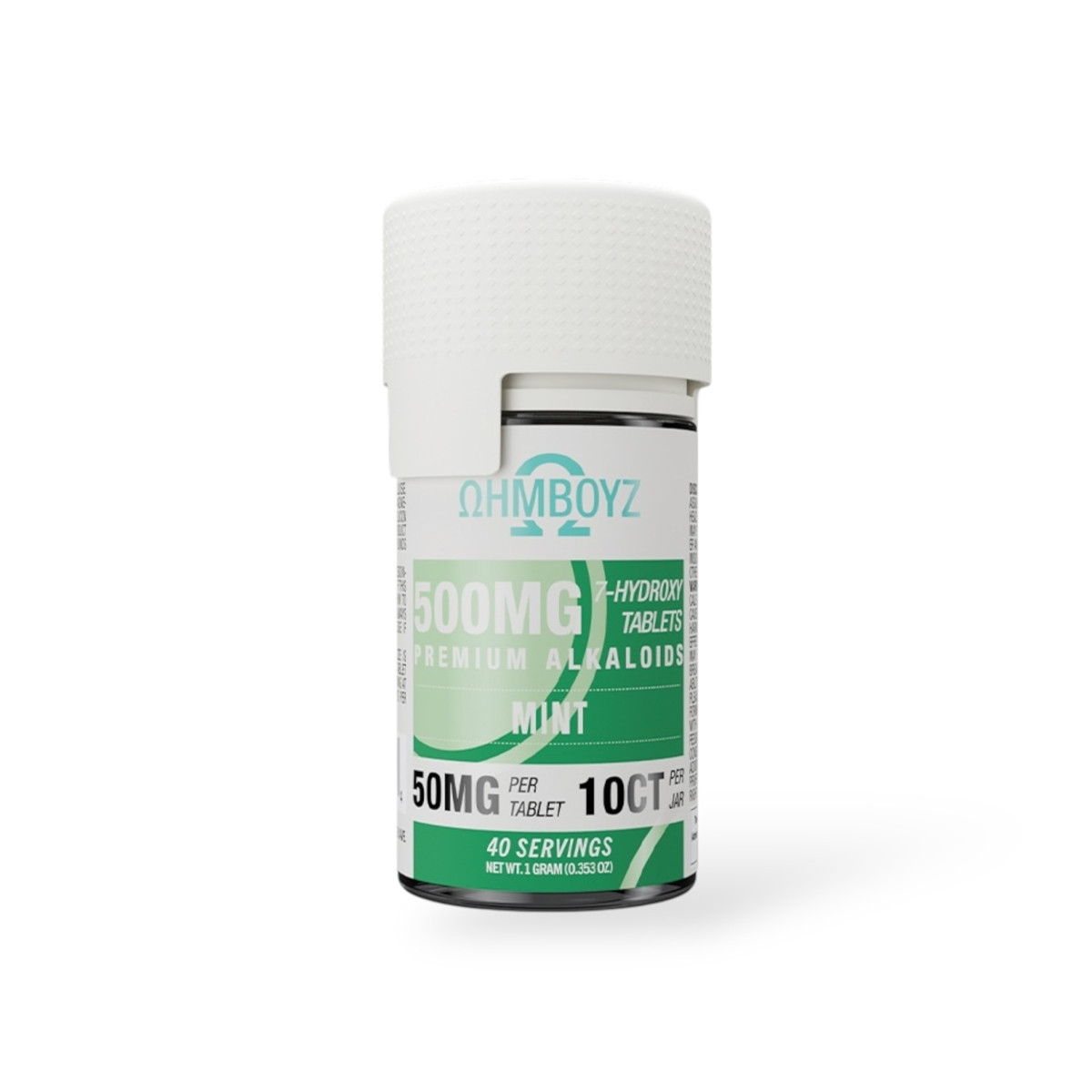 Ohm’d 7-Hydroxymitragynine Mint Tablets – 40mg
