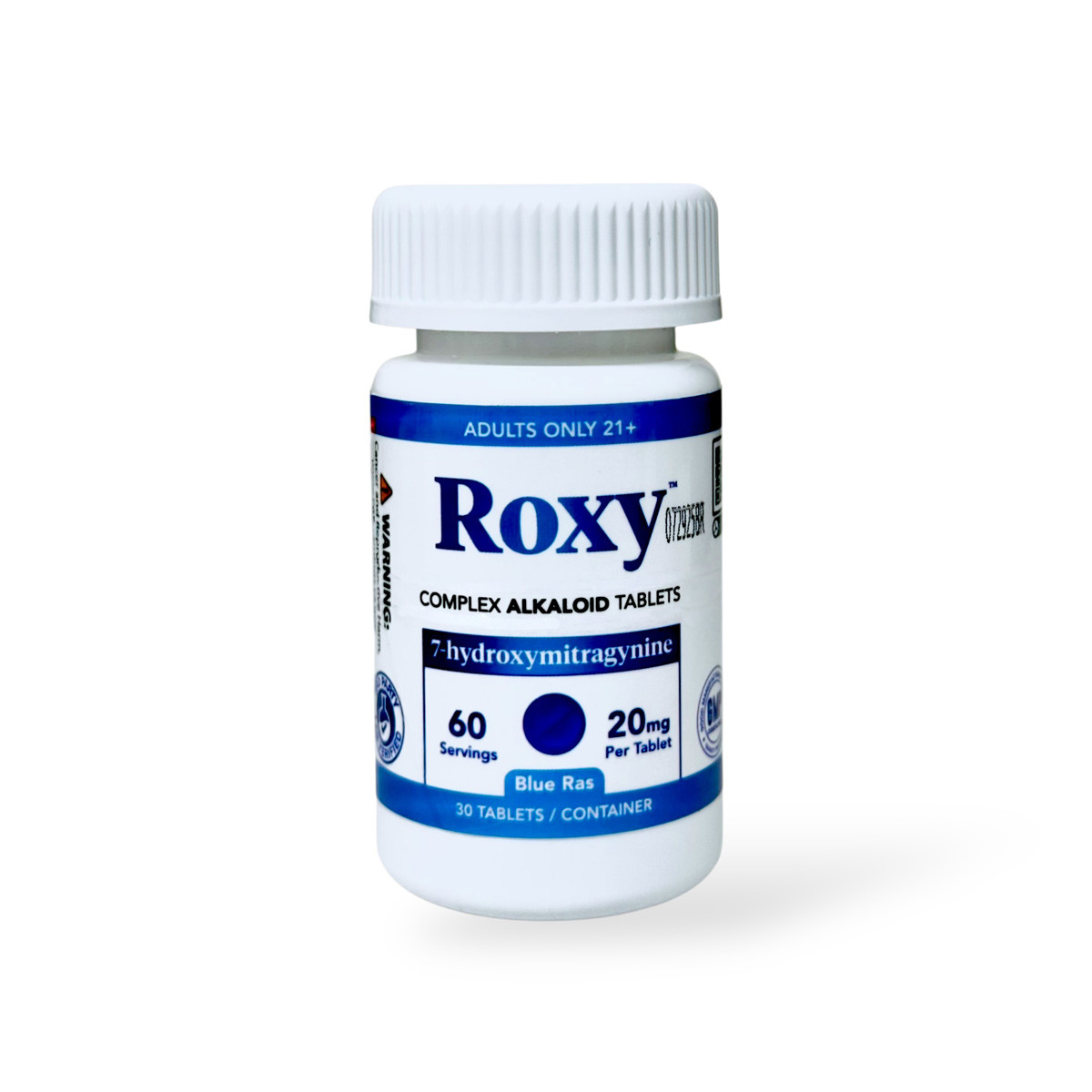 Roxy Complex 7-OH Blue Ras Chewable Tablets 20mg