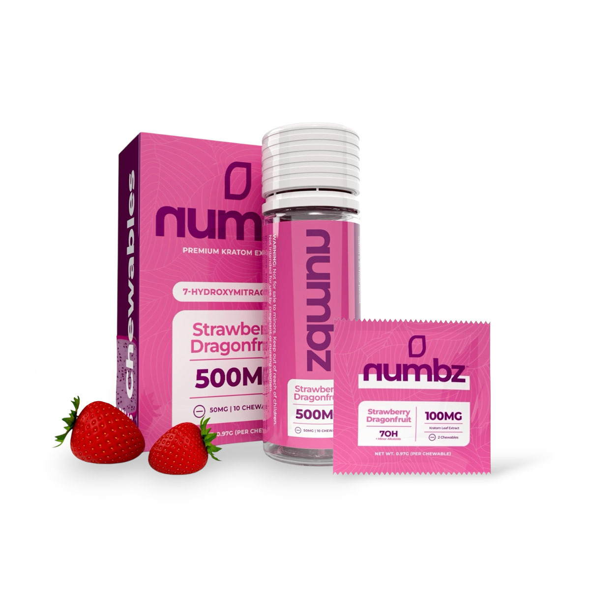 Numbz | 7-OH + MIT chewable tablets | Pure Leaf Kratom