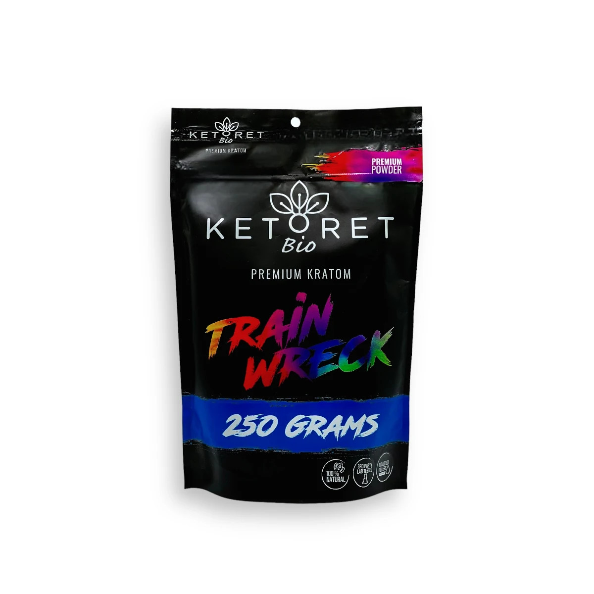 Premium Ketoret Bio Trainwreck Kratom Powder - 11 Strain Blend