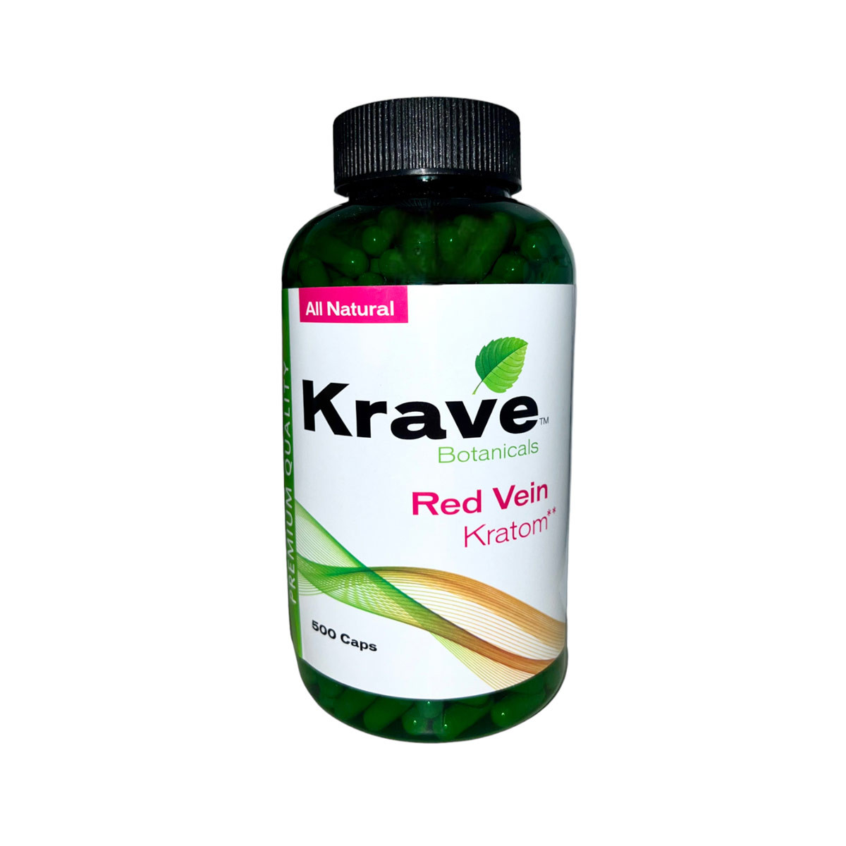 Krave Kratom Capsules Red Vein - High-Quality Kratom