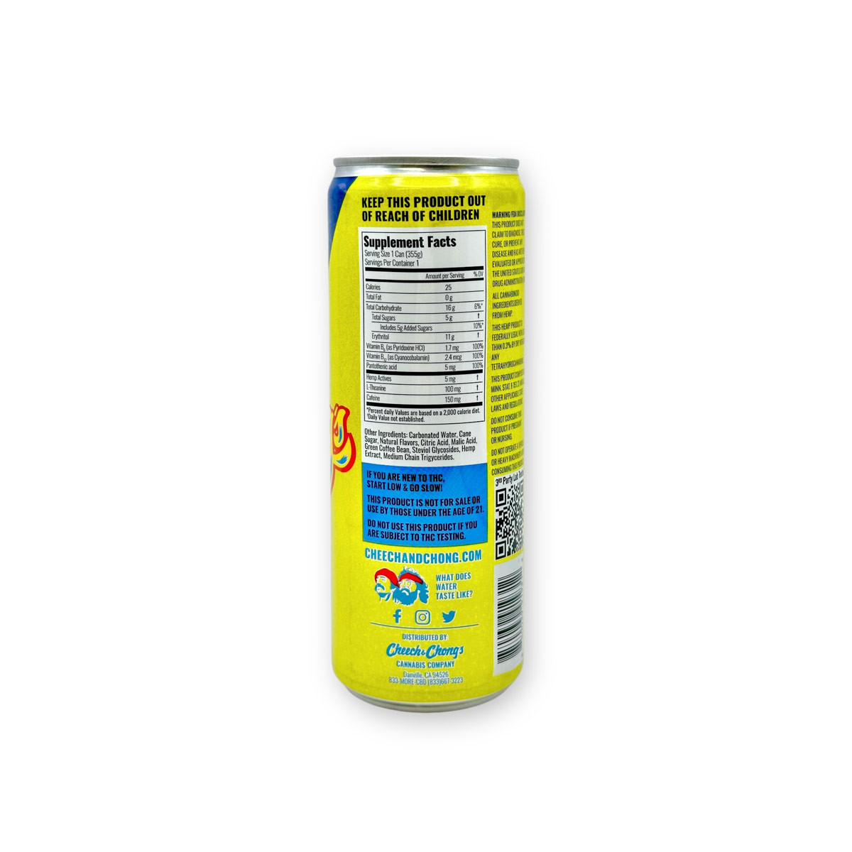 Cheech & Chong High Energy Drink Tropical Sunrise 12oz
