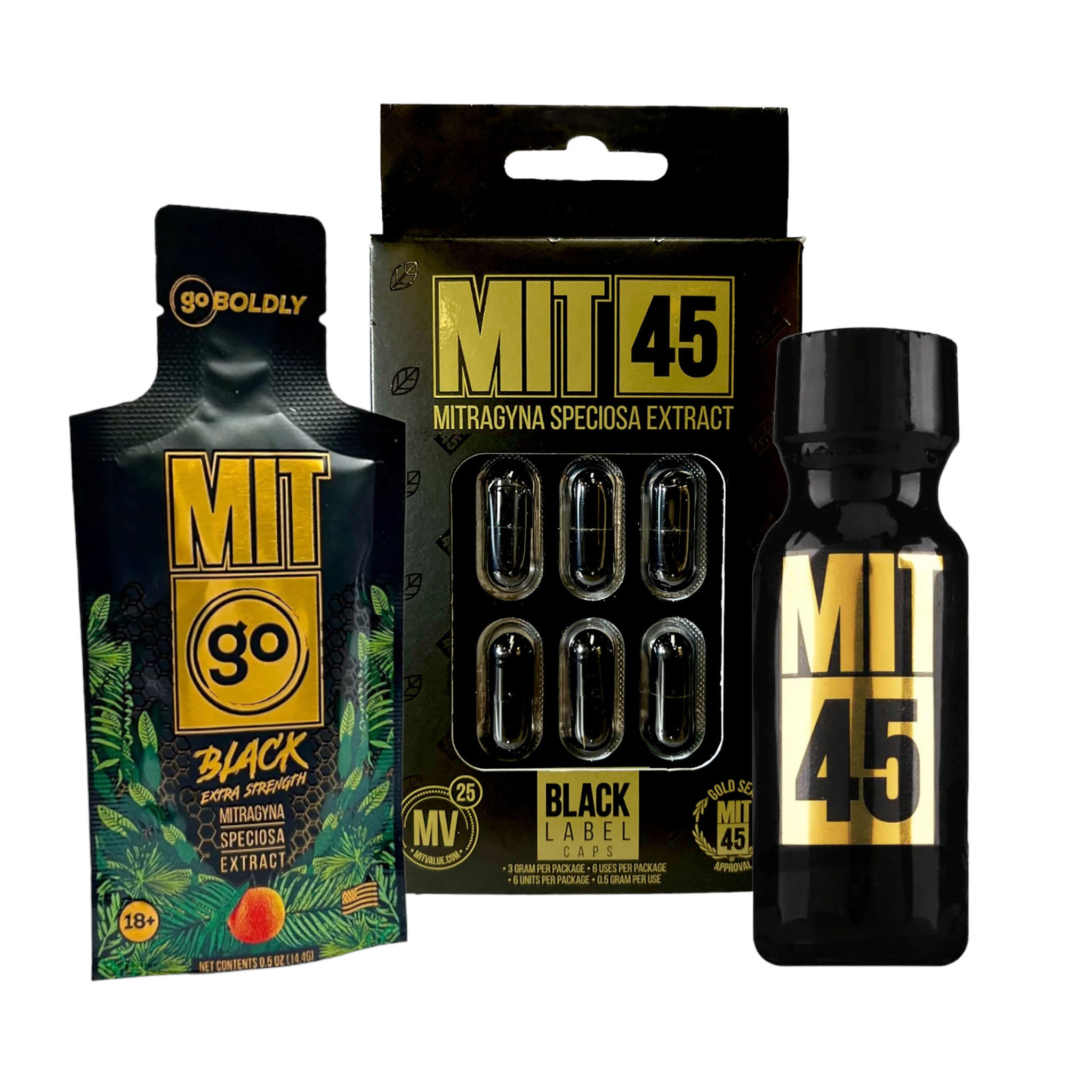 Mit 45 | Kratom Capsules, Tablets, Extract | Pure Leaf Kratom