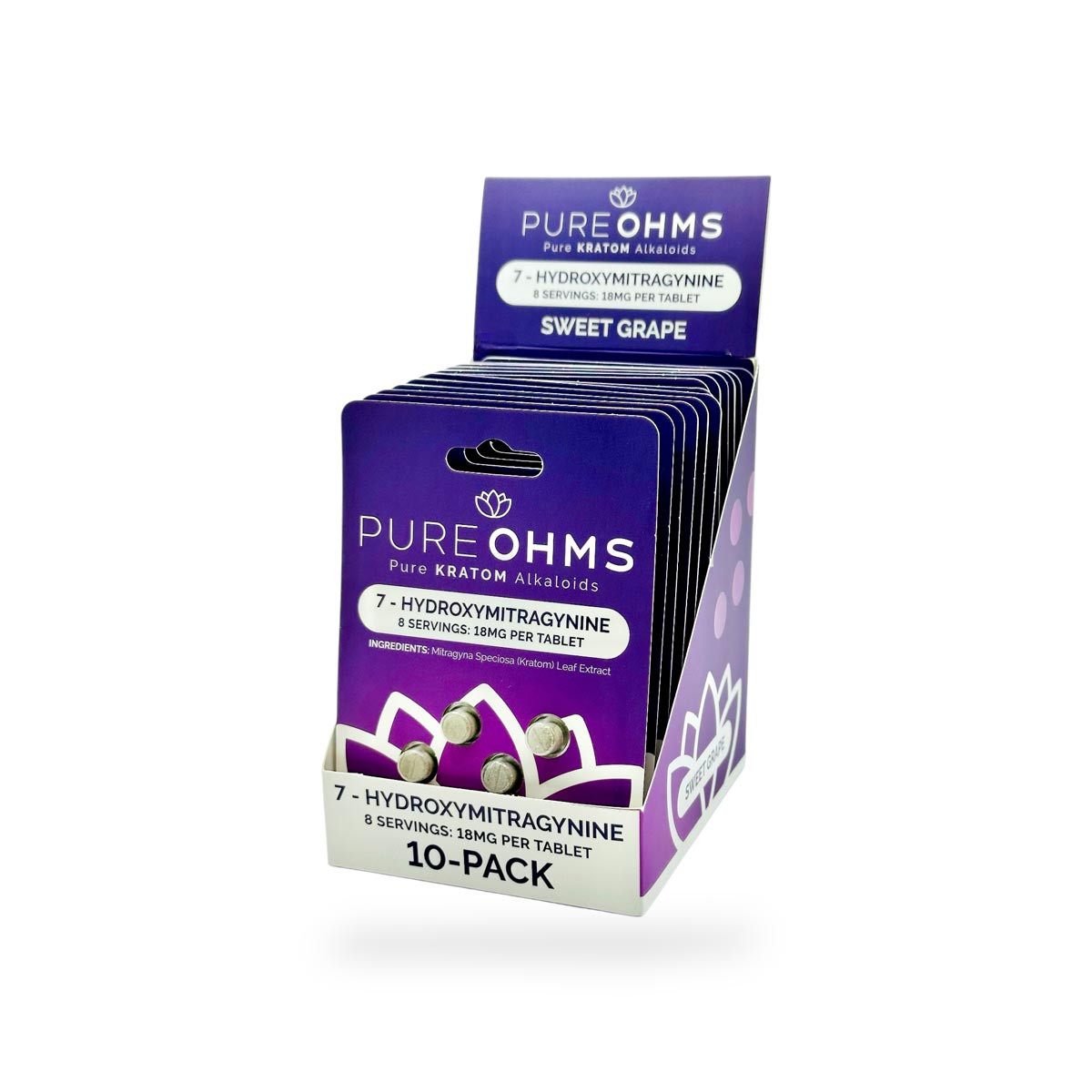Pure Ohms 7-Hydroxymitragynine Tablet Sweet Grape