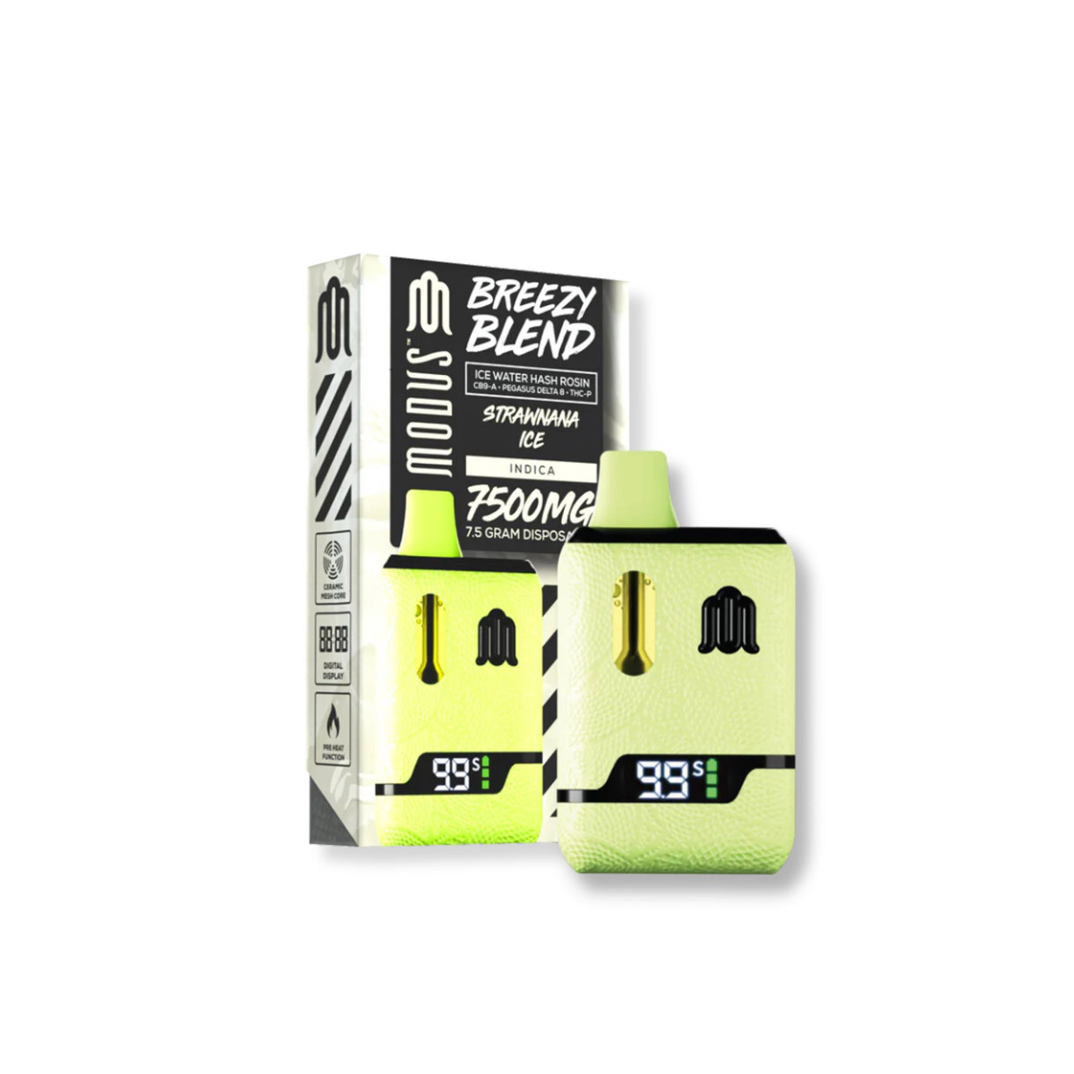 Modus Breezy Blend Disposable – Strawnana Ice Indica 7.5g