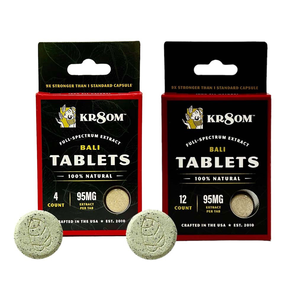 Buy Kr8om Bali Kratom Extract Tablets Pure Leaf Kratom
