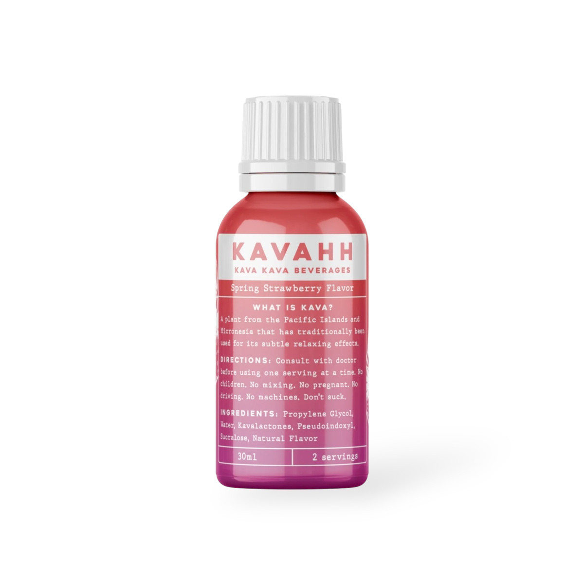 Kavahh Spring Strawberry Kava + Pseudoindoxyl Shot