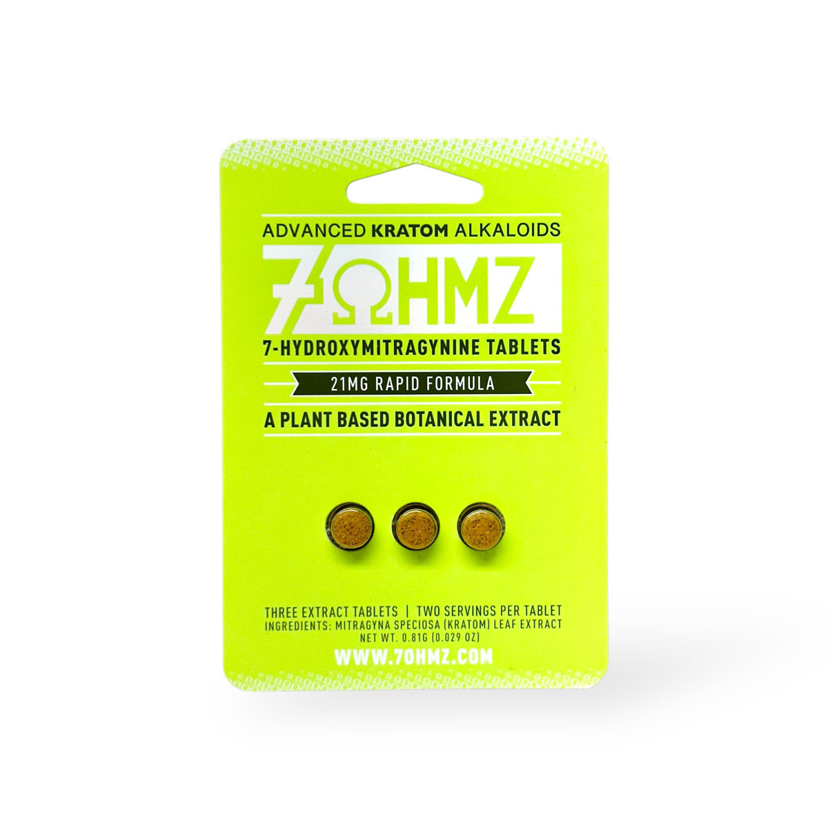 7OHMZ 7-Hydroxymitragynine Rapid Tablets 21mg | Fast Acting