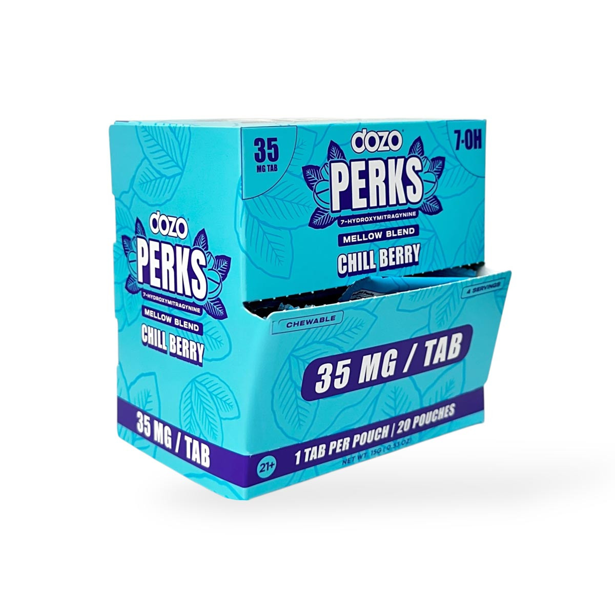 Dozo Perks Chill Berry Mello Blend 7-OH Tablets 35mg
