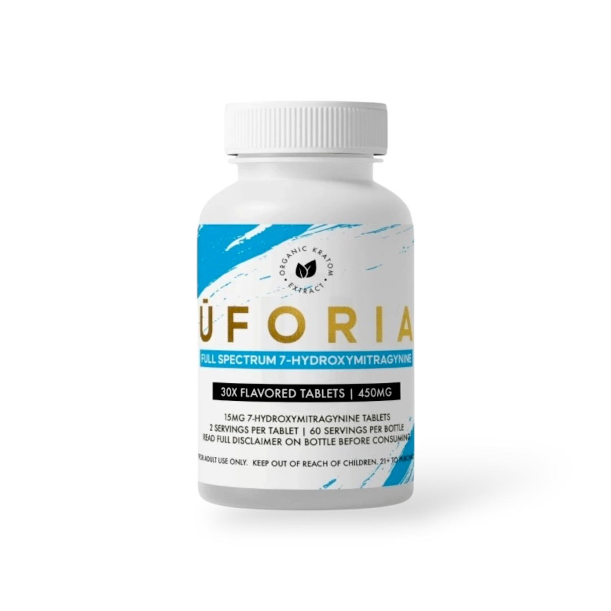 Uforia Full Spectrum 7-Hydroxymitragynine Tablets Blue 15mg | Calm ...