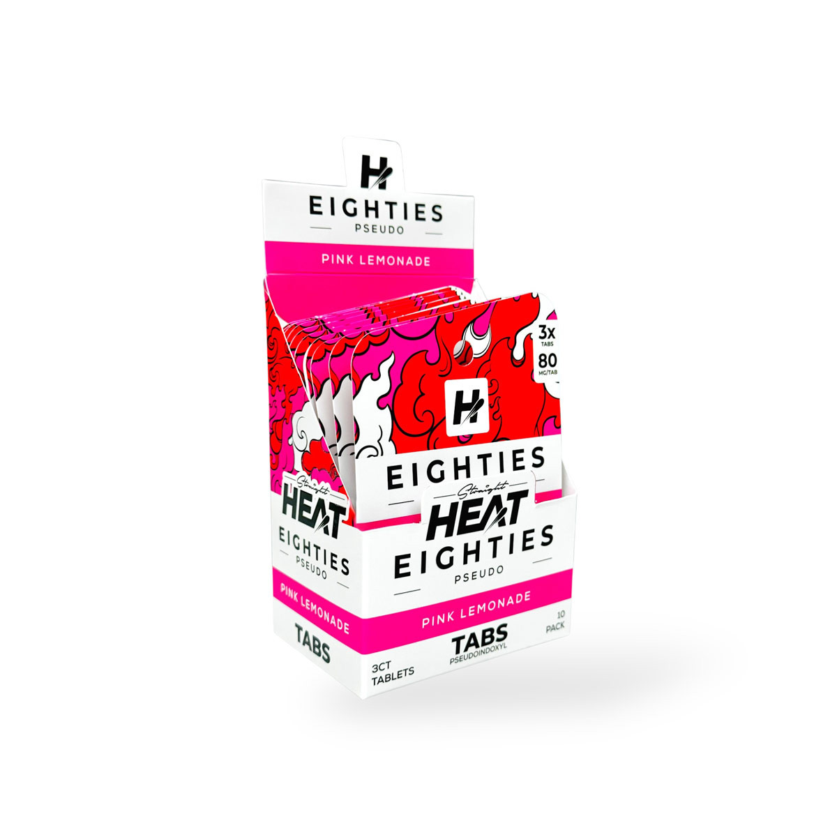 Straight Heat Eighties Pseudo Pink Lemonade Tablets 80mg