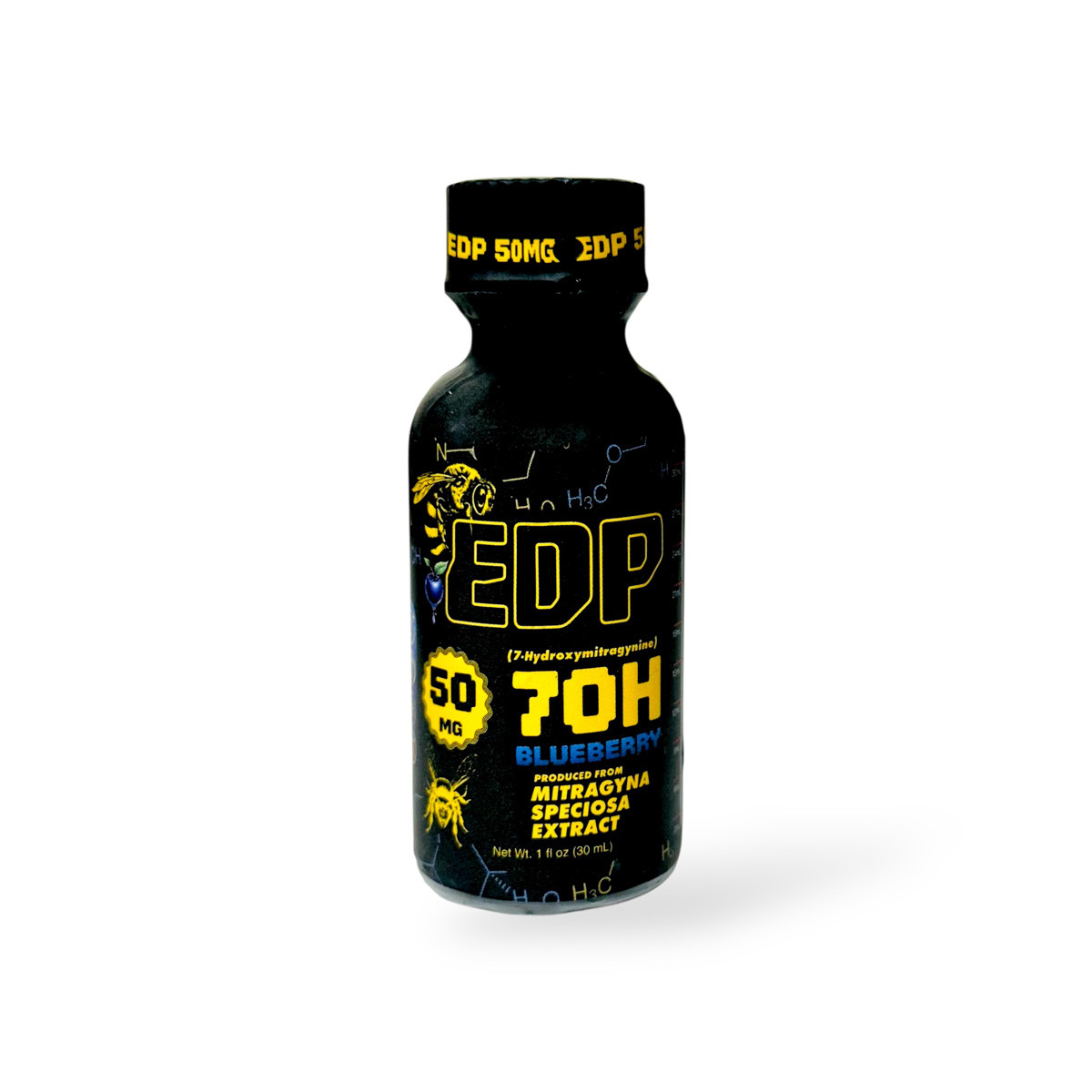 Premium EDP Kratom Extract 7OH Shot 30ml - High Potency & Convenience