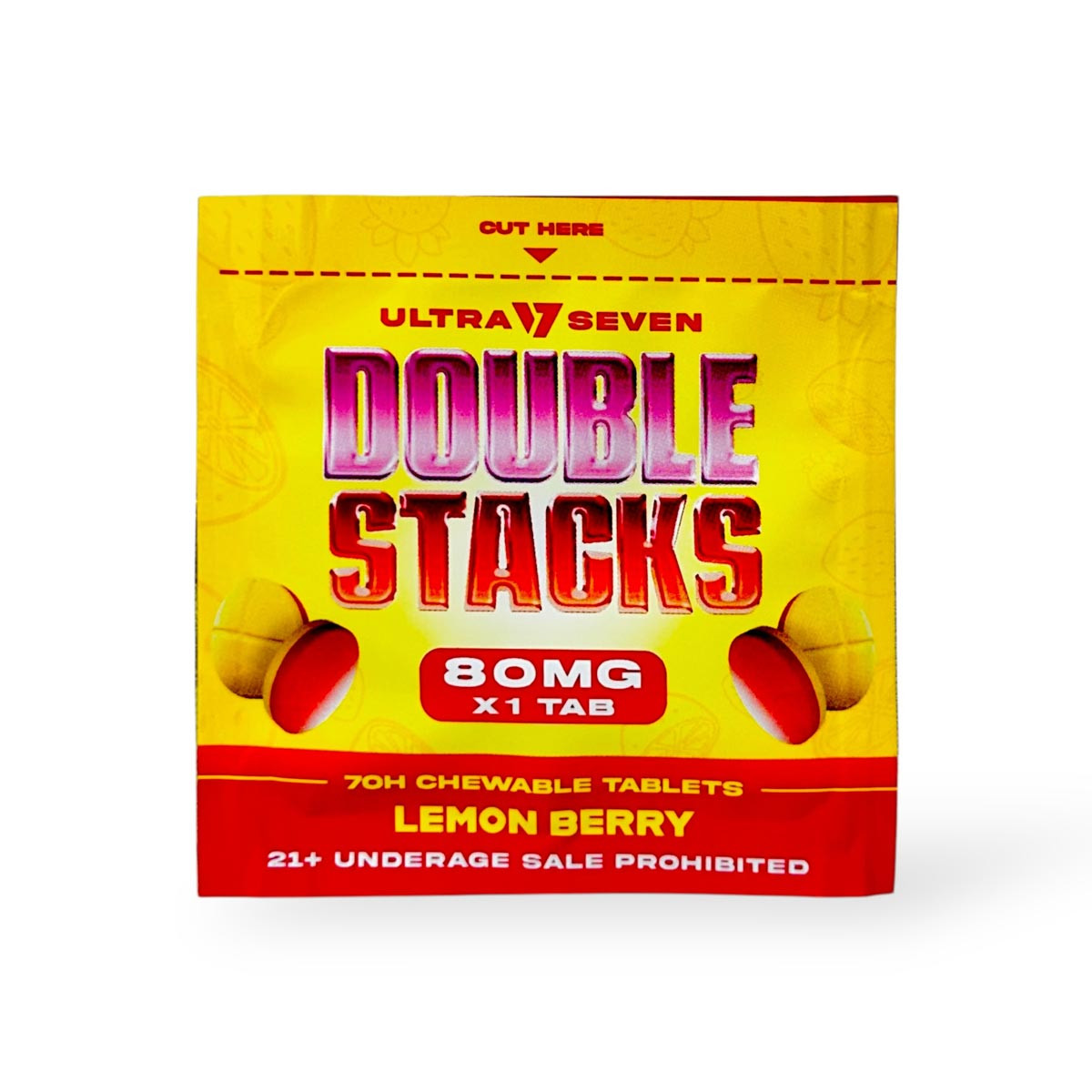 Ultra Seven 7-OH Double Stack Lemon Berry Tablets 80mg