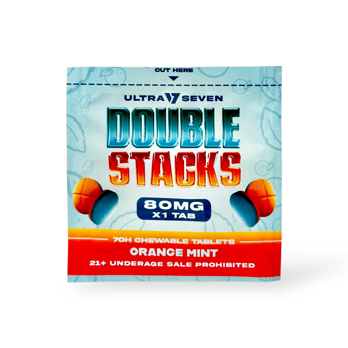 Ultra Seven Double Stacks 7-Oh Orange Mint 80mg