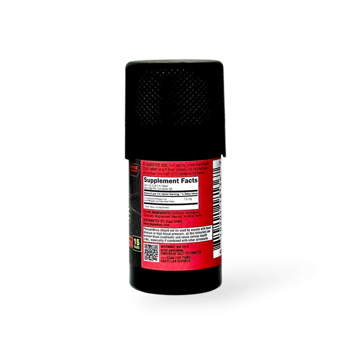 Dope Ohmz 7-OH Alpine Strawberry Chewable Tablets 30mg