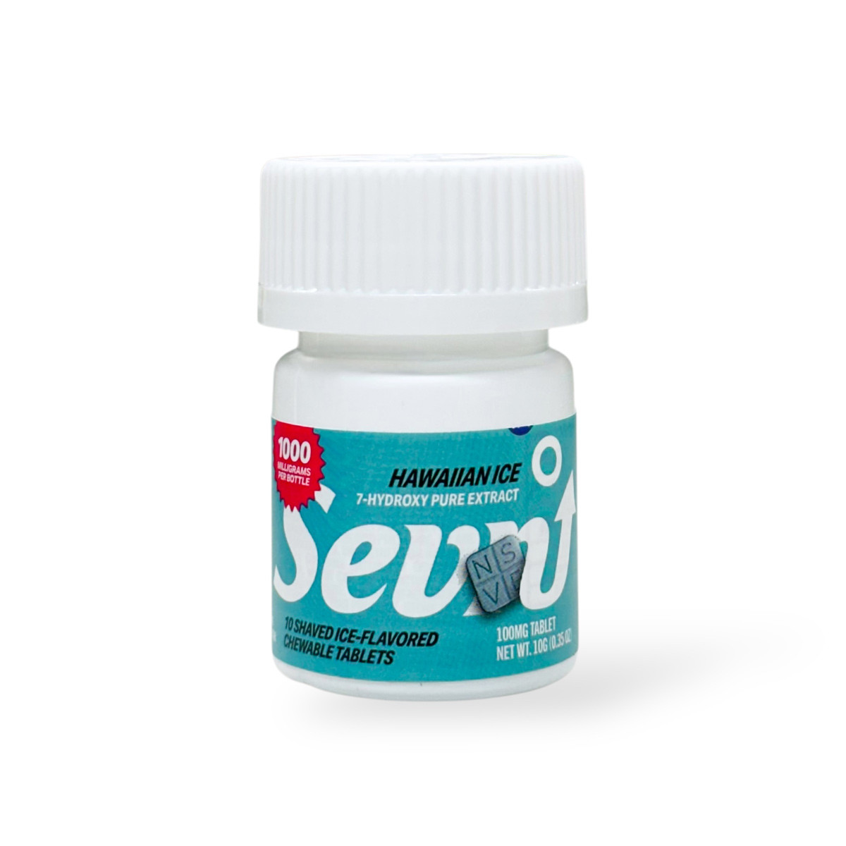 Sevn 7-Hydroxy Pure Extract Hawaiian Ice Tablet Shaved Ice Flavored ...