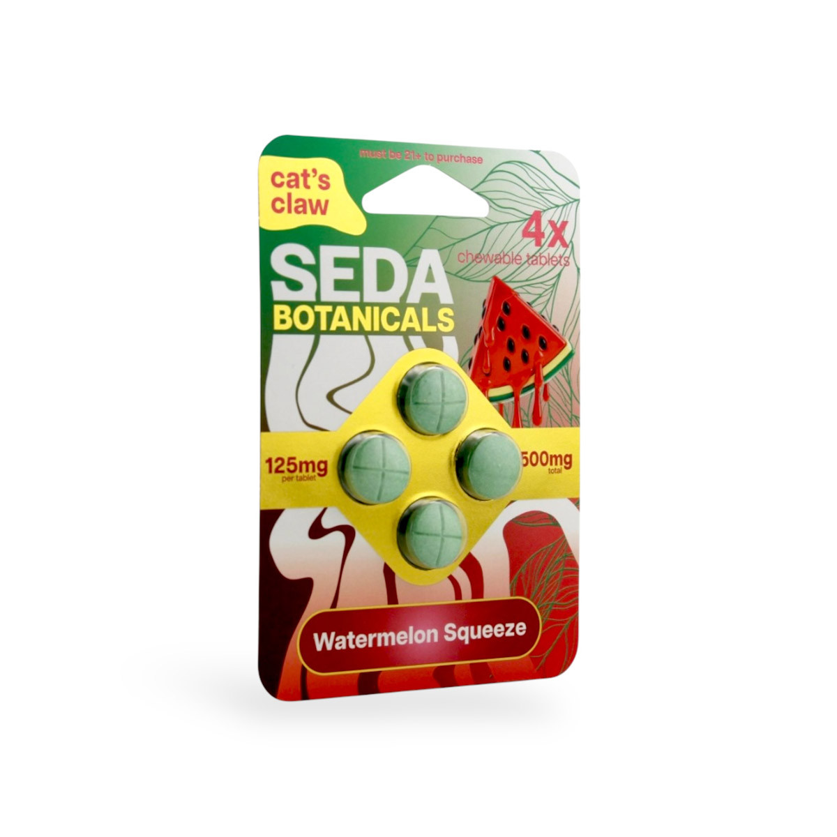 Seda Botanicals Cat’s Claw Watermelon 125mg