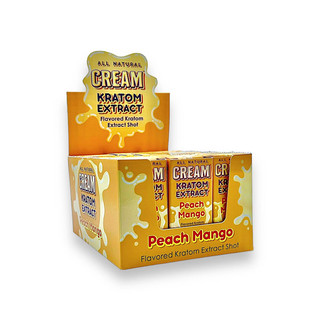 Cream Kratom Peach Mango Shot 150mg 30ml - Tropical Relief