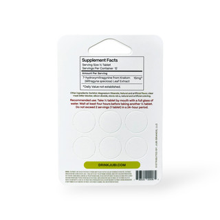 jubi 7-Hydroxymitragynine Chewable Tablets Mint 30mg Per Tablet
