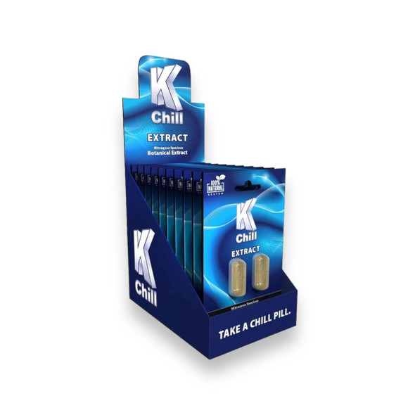 K Chill Kratom Extract Blue Extra Strength Shot 60ml 45mg