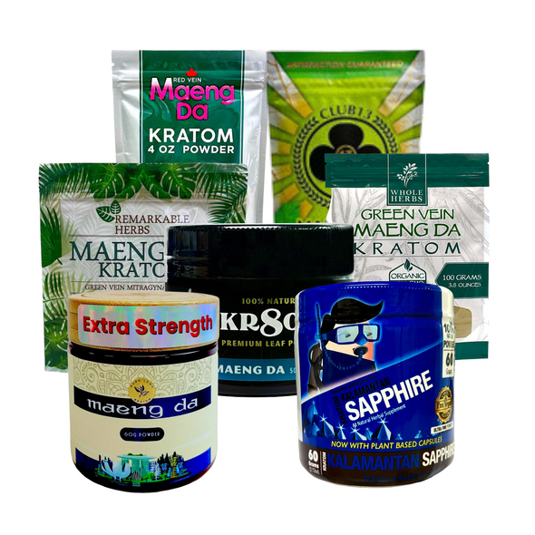 Green Maeng Da Kratom Powder Mega Bundle