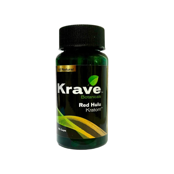 Krave Kratom Capsules Red Vein - High-Quality Kratom