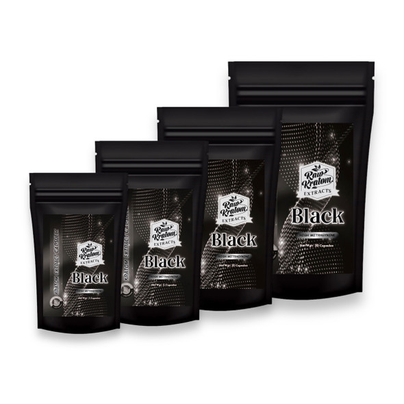OPMS Black Kratom Extract Capsules - pureleafkratom.com